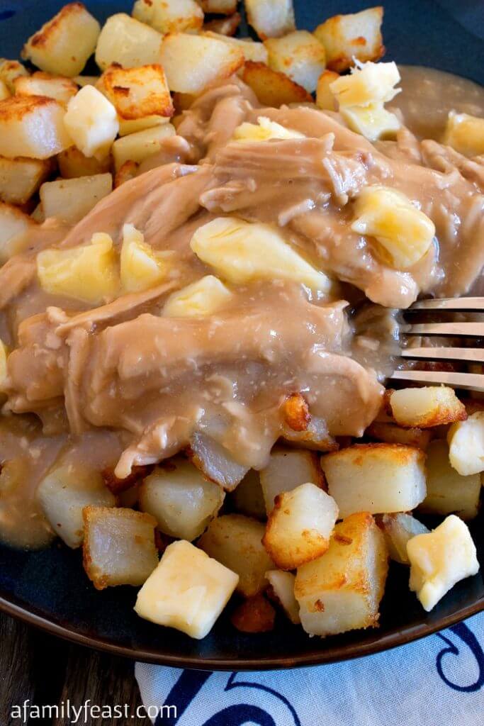 Poutine-Style Turkey, Gravy and Potatoes - A Family Feast®