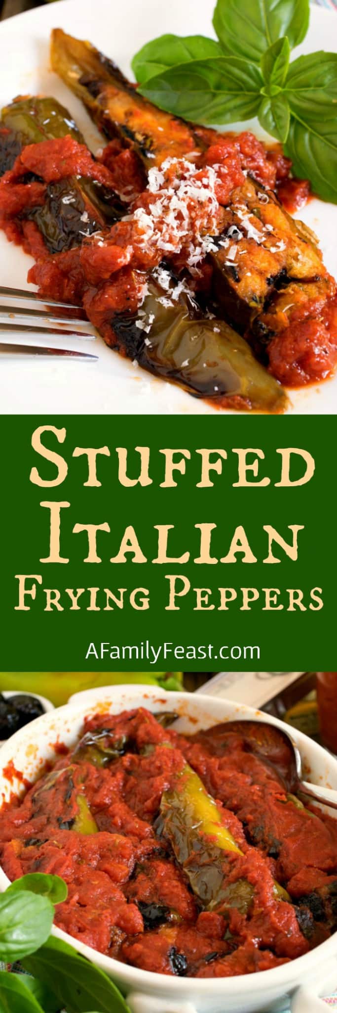 Stuffed Italian Frying Peppers - A Family Feast®