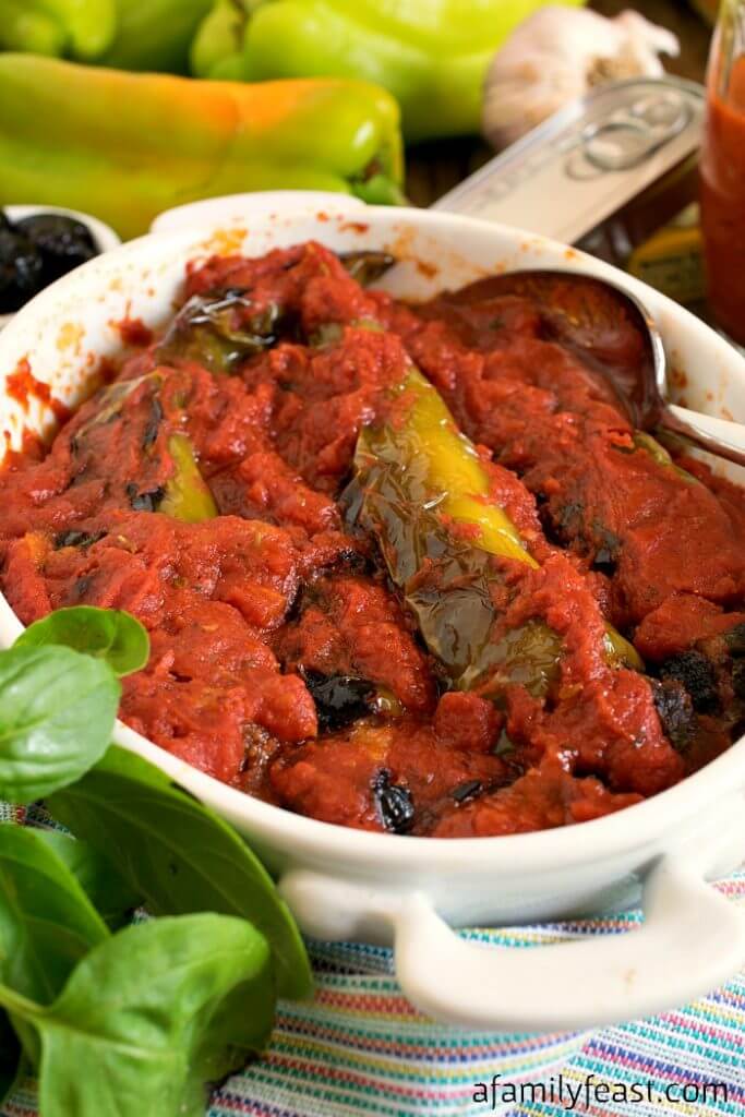 Stuffed Italian Frying Peppers - A Family Feast®