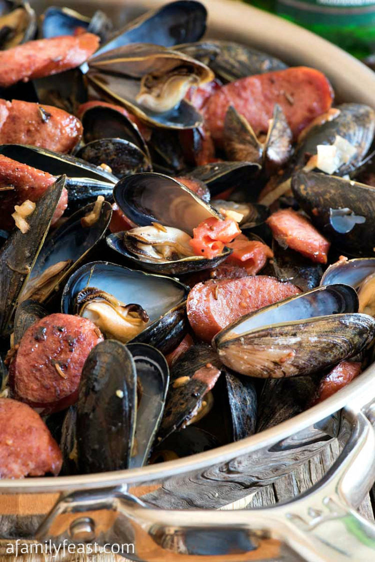 Polish-Style Steamed PEI Mussels - A Family Feast®