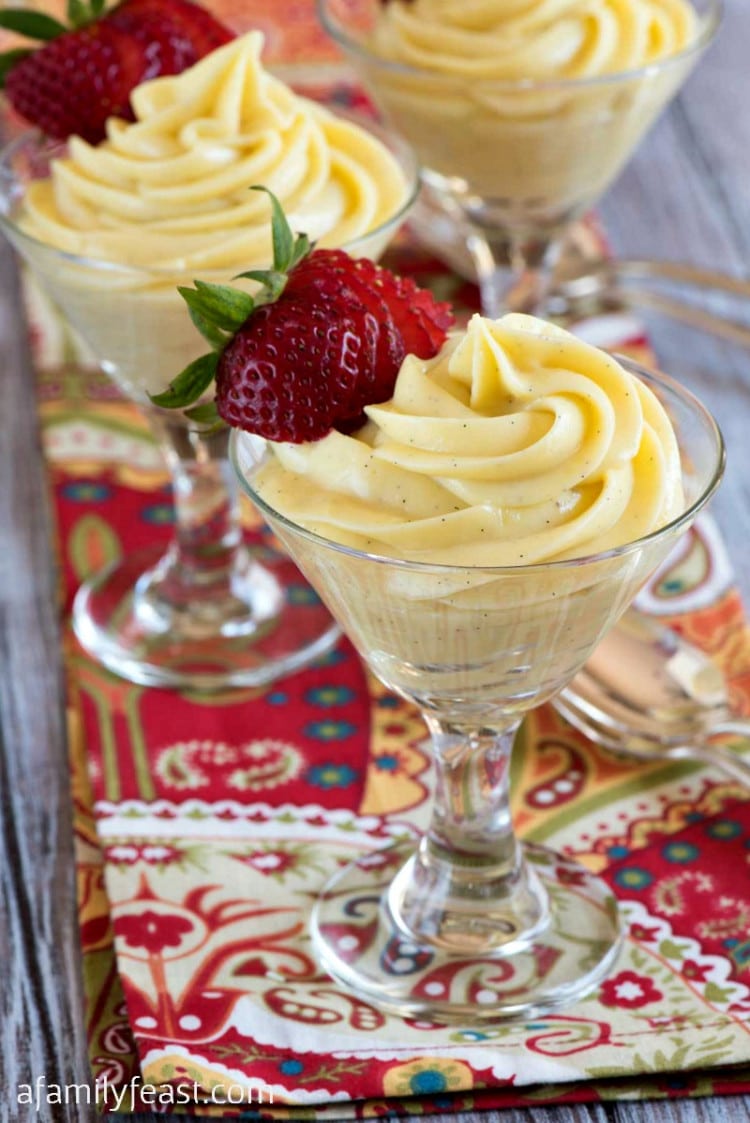 Vanilla Cream Cheese Custard - A Family Feast®