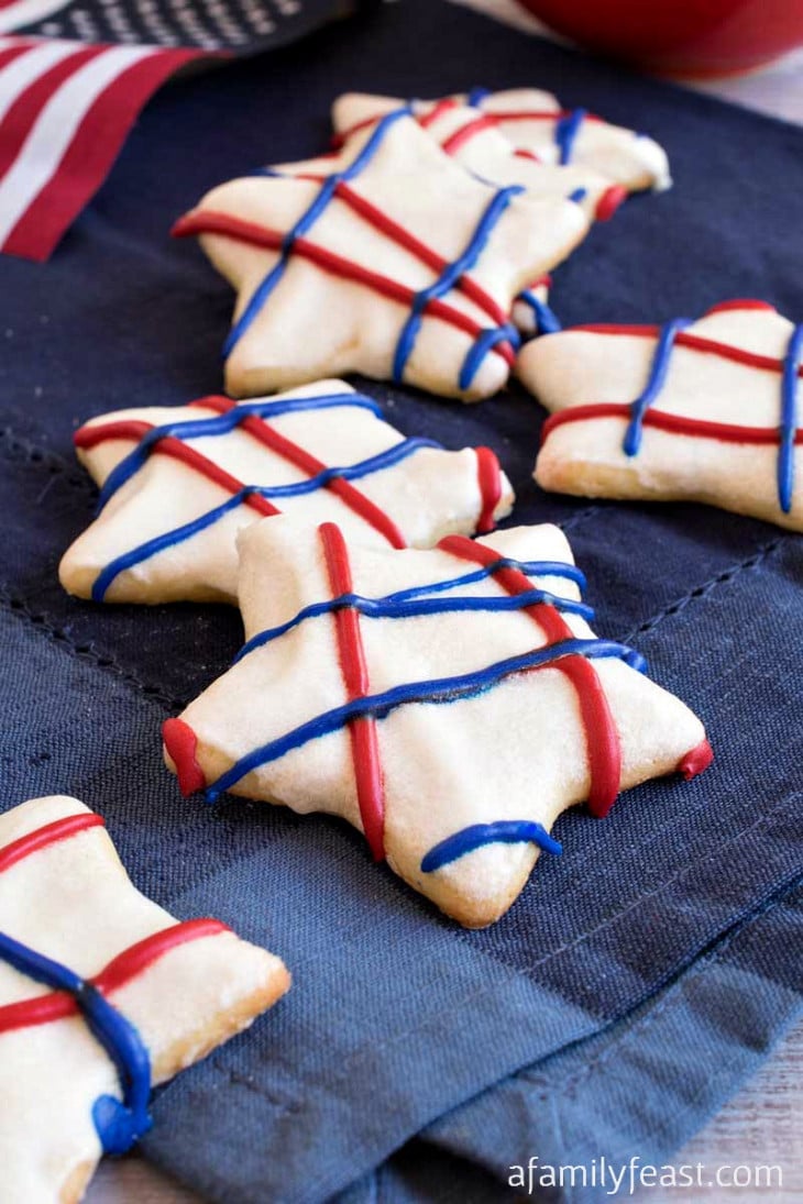 Star Spangled Sugar Cookies - A Family Feast®