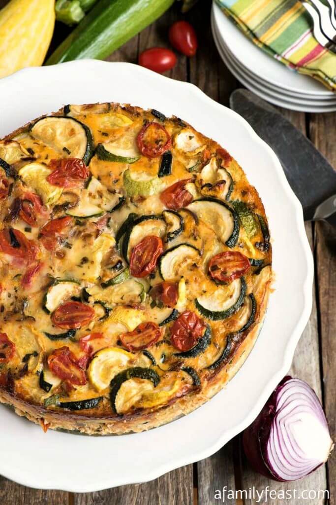 Summer Vegetable Torte - A Family Feast®