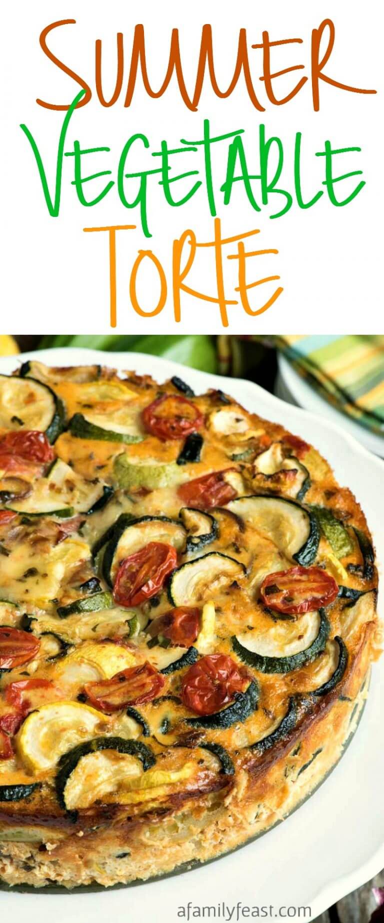 Summer Vegetable Torte - A Family Feast®