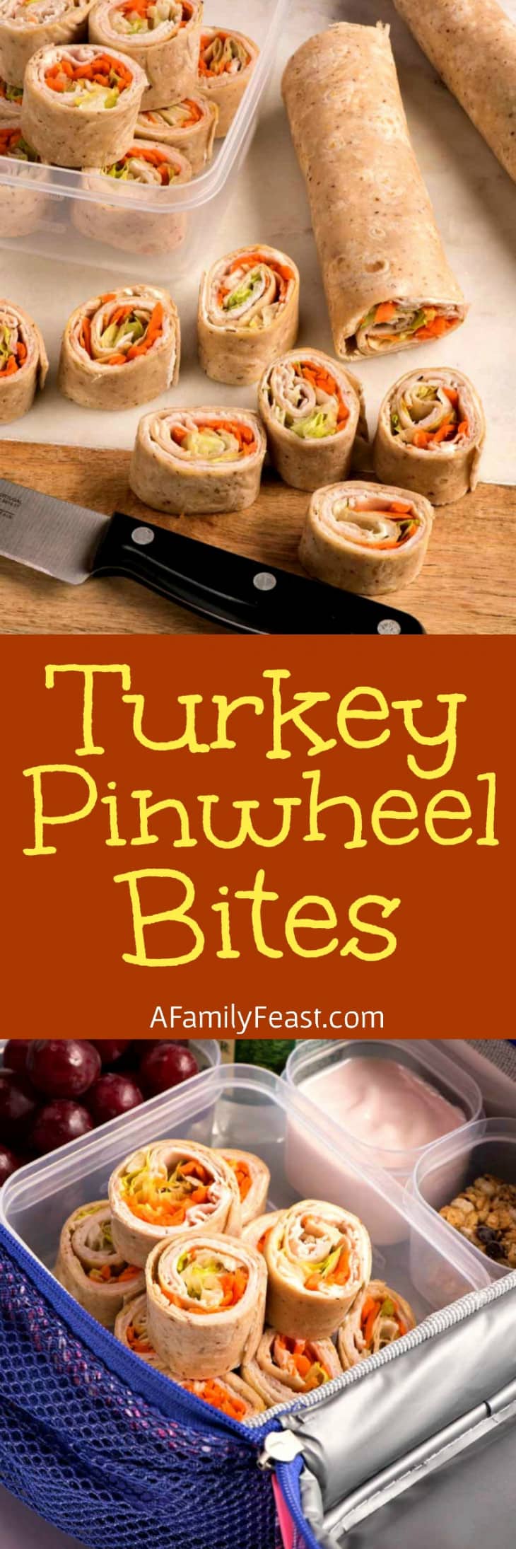 Turkey Pinwheel Bites - A Family Feast®