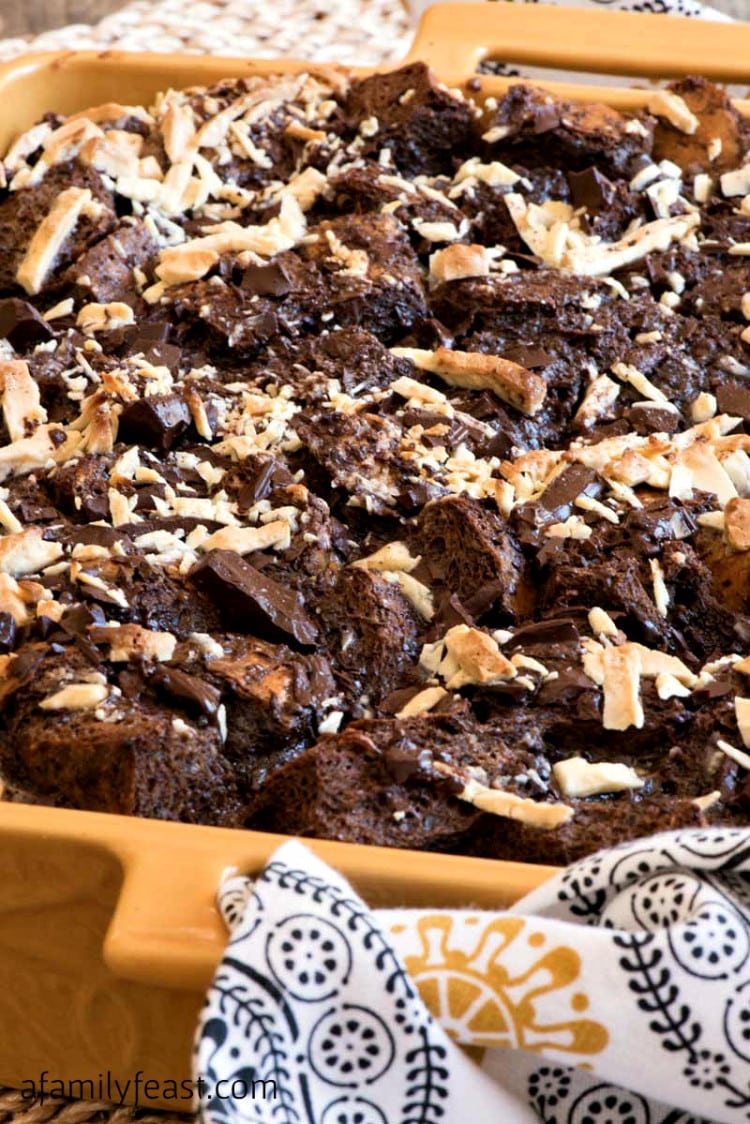 Mocha Bread Pudding - A Family Feast®