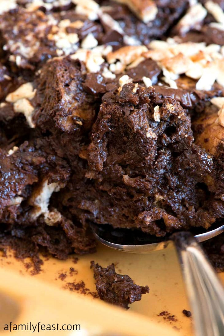 Mocha Bread Pudding - A Family Feast®