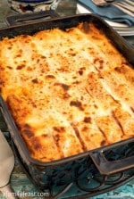 Baked Manicotti with Turkey Sausage - A Family Feast®