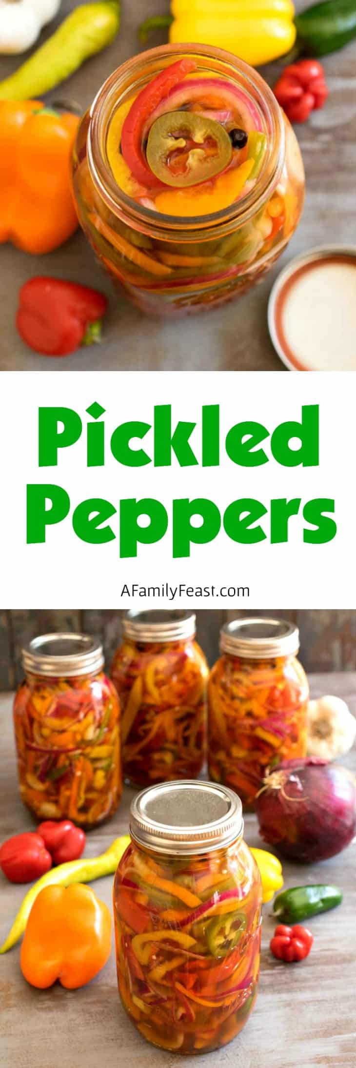 Pickled Peppers - A Family Feast®