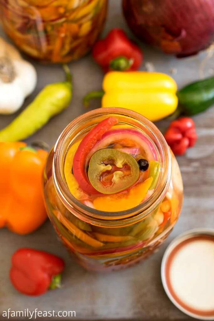 Pickled Peppers - A Family Feast®