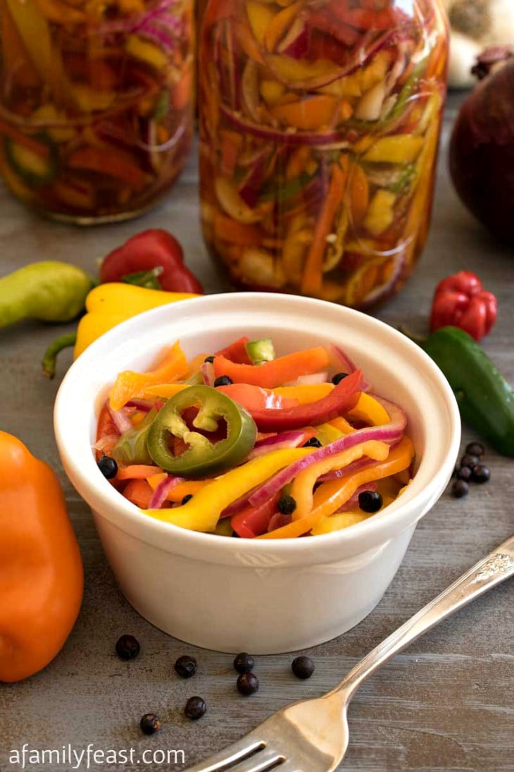 Pickled Peppers - A Family Feast®