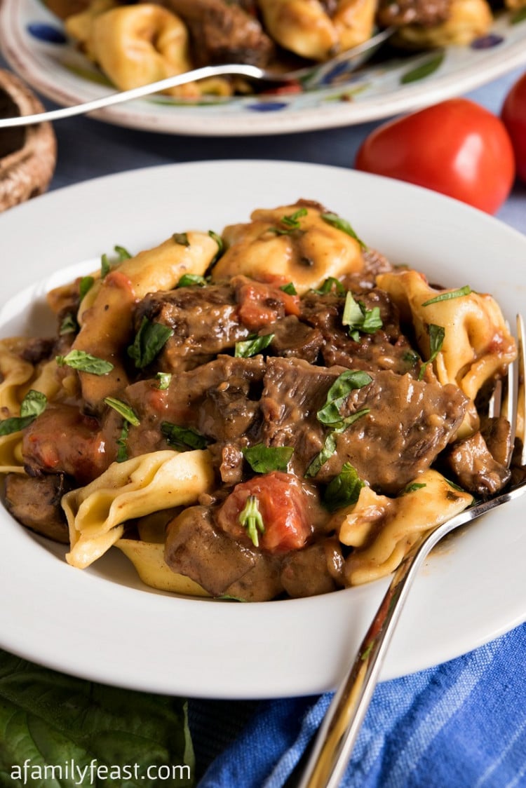 Braised Beef and Tortelloni - A Family Feast®