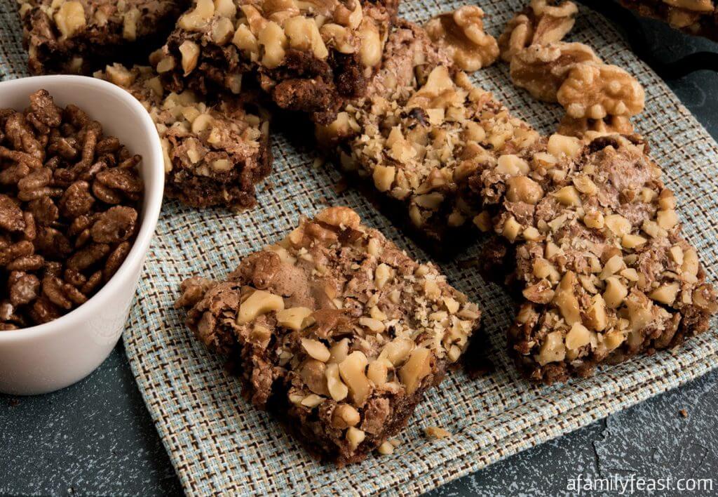 Chocolate Crunch Squares - A Family Feast