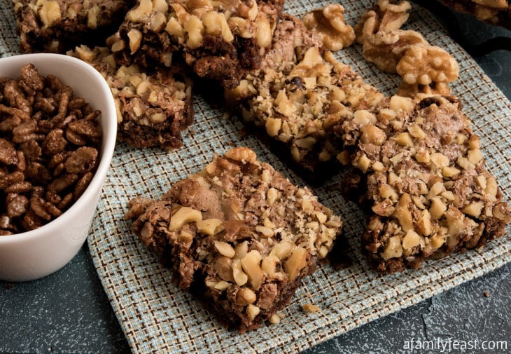 Chocolate Crunch Squares - A Family Feast