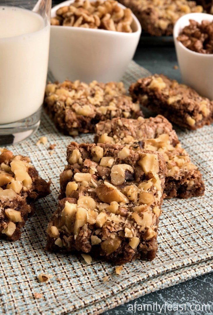 Chocolate Crunch Squares - A Family Feast