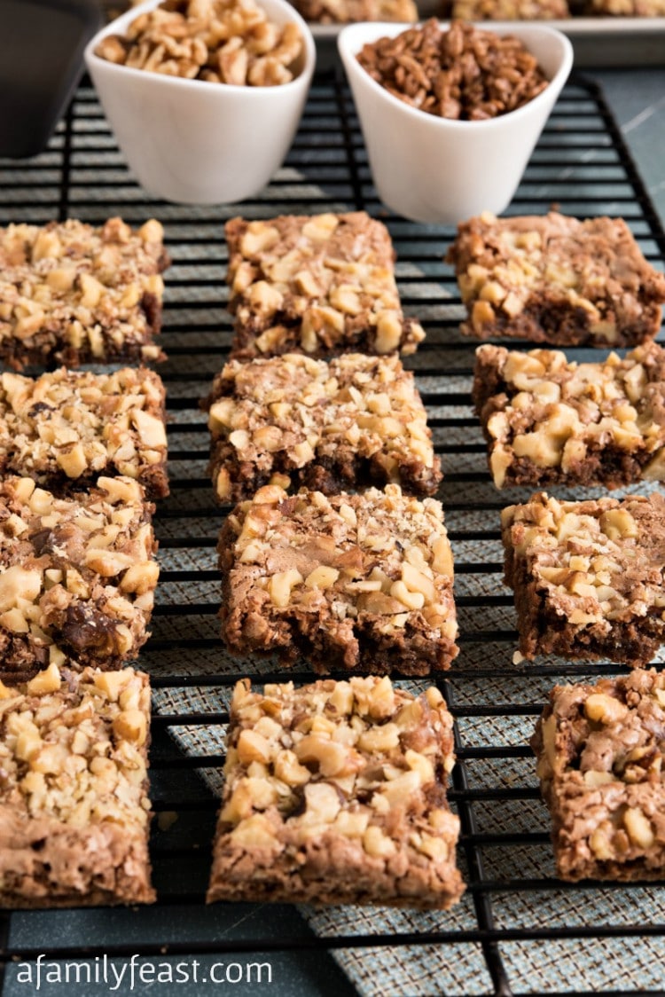 Chocolate Crunch Squares - A Family Feast
