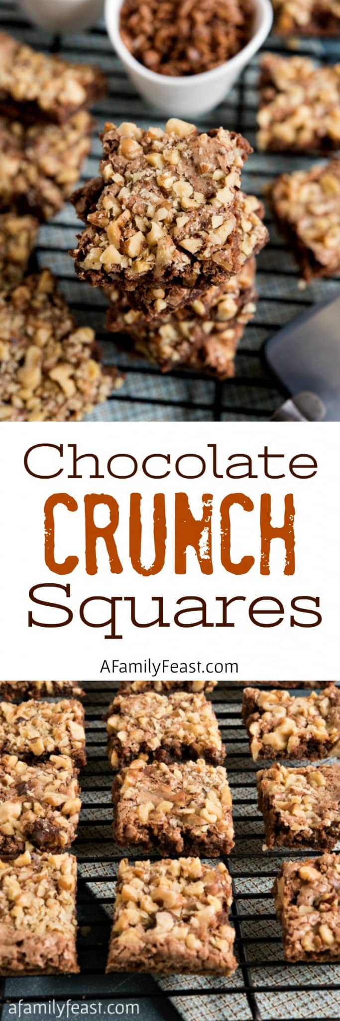 Chocolate Crunch Squares - A Family Feast