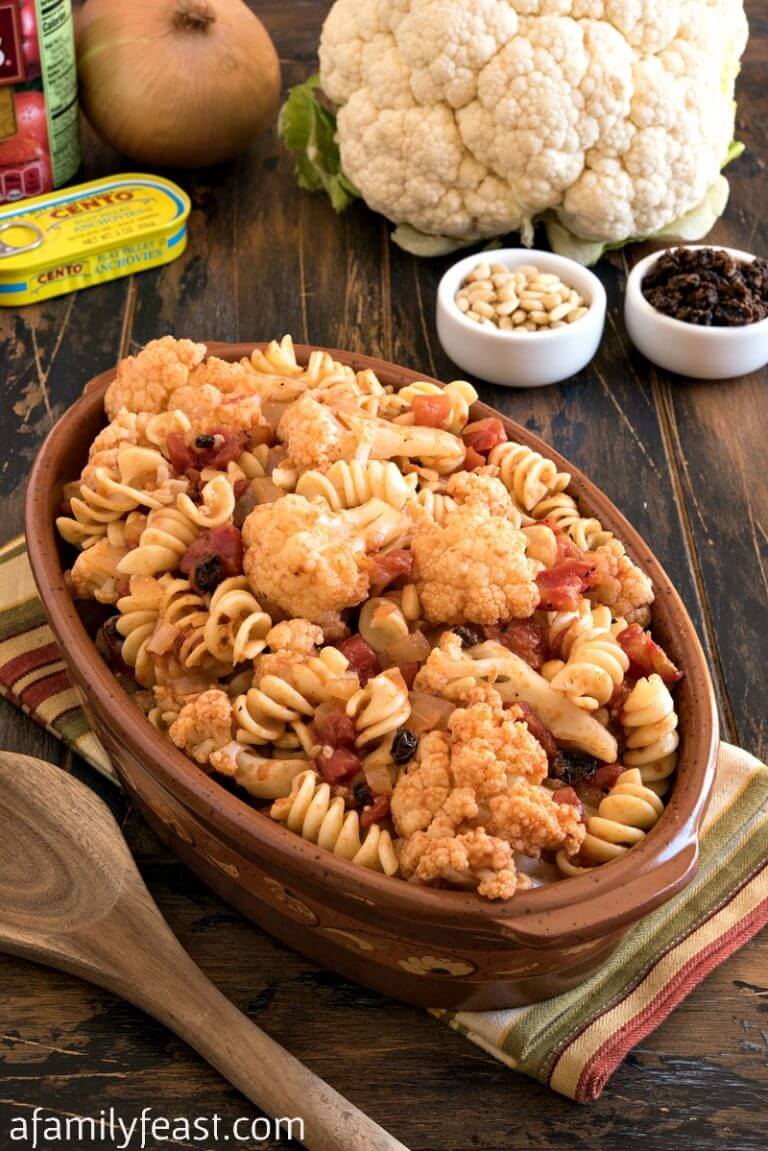 Fusilli with Cauliflower (Fusilli con Cavolfiore) - A Family Feast®