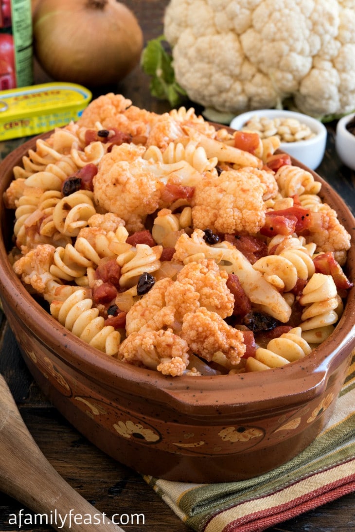 Fusilli with Cauliflower (Fusilli con Cavolfiore) - A Family Feast®
