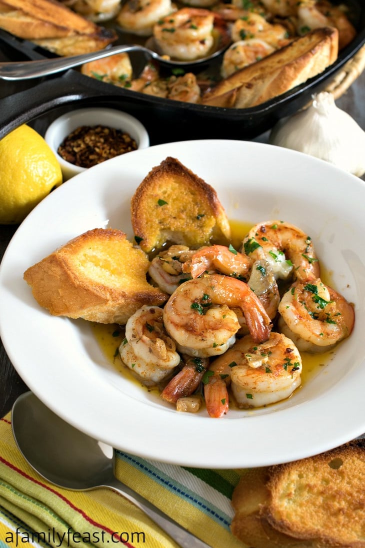 Spanish-Style Garlic Shrimp (Gambas al Ajillo) - A Family Feast®