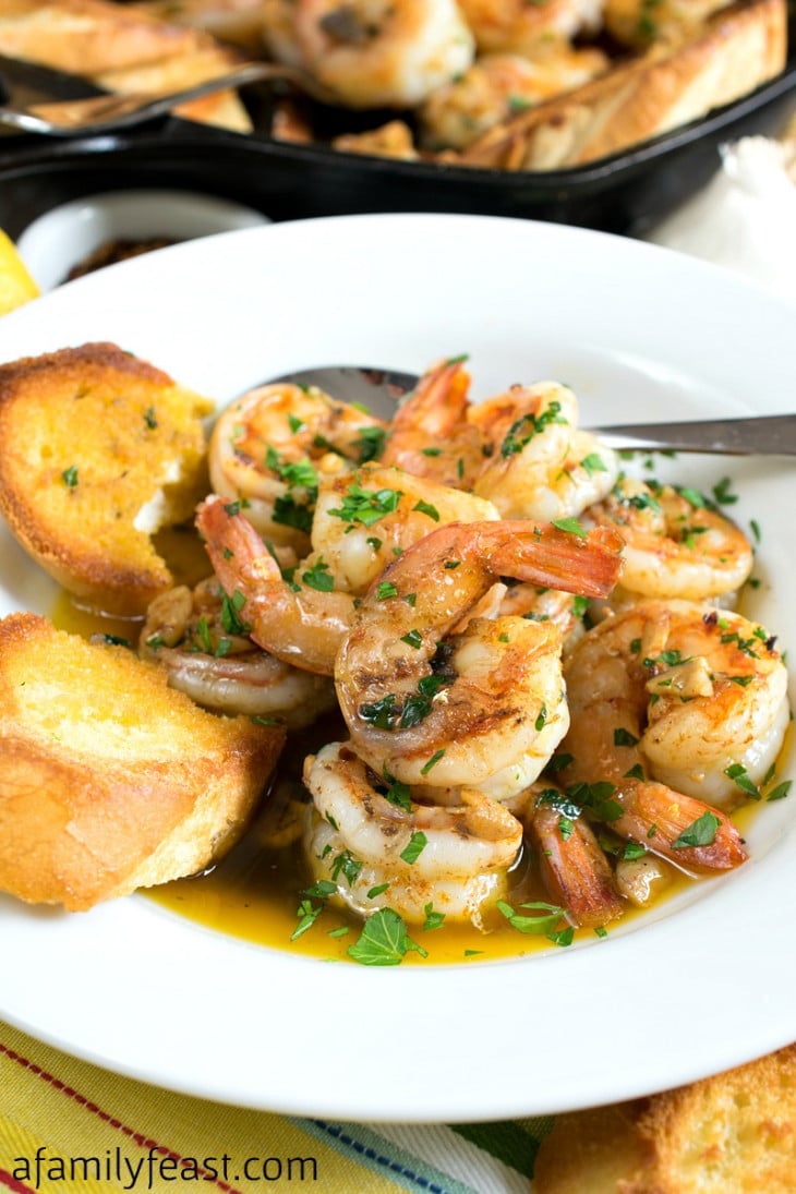 Spanish-Style Garlic Shrimp (Gambas al Ajillo) - A Family Feast®