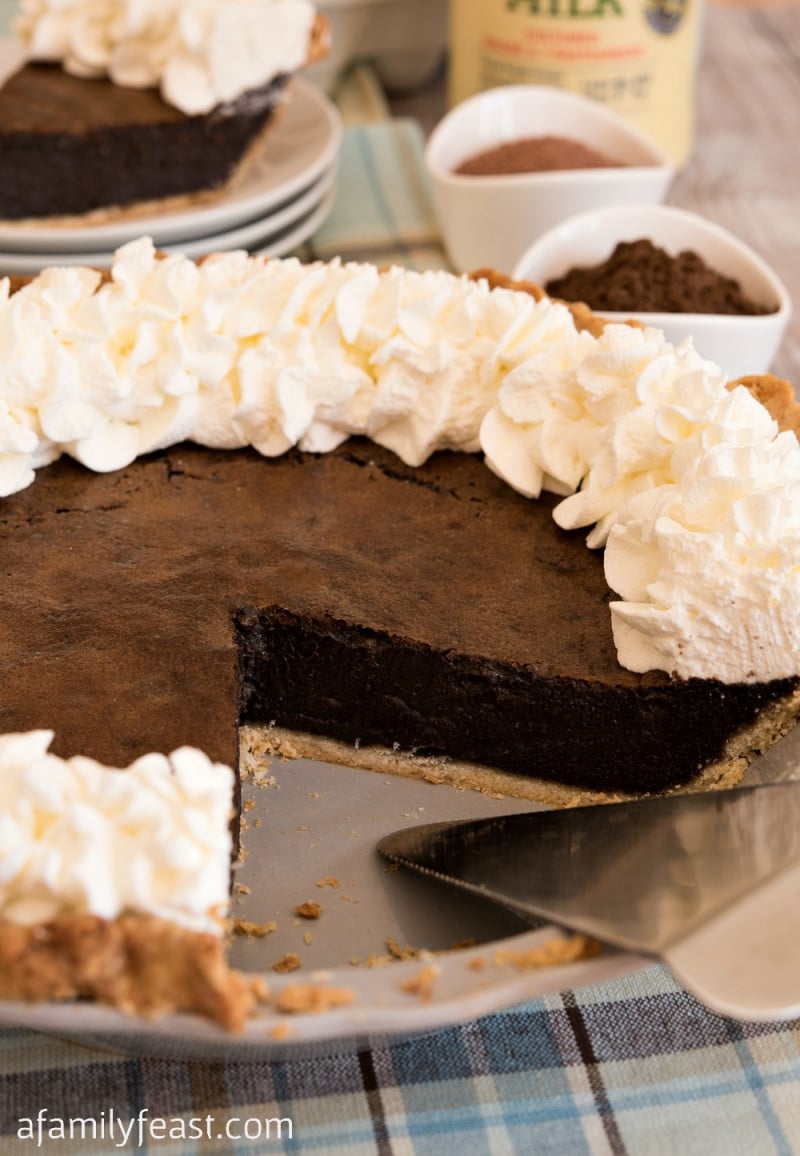 Malted Chocolate Buttermilk Pie - A Family Feast®