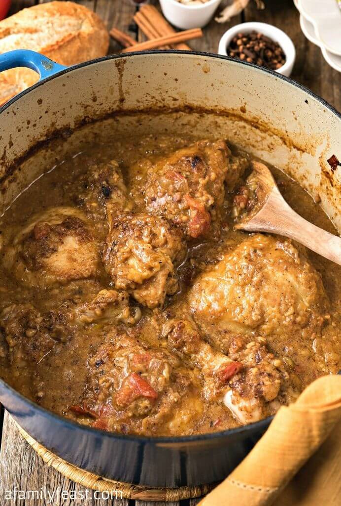 Chicken in Pepitoria Sauce (Pollo en Pepitoria) - A Family Feast®