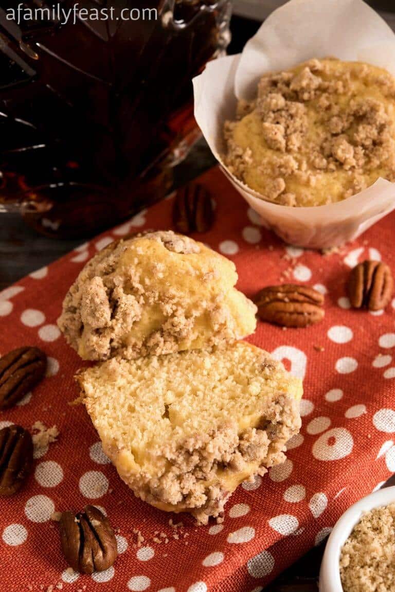 Maple Streusel Muffins - A Family Feast®