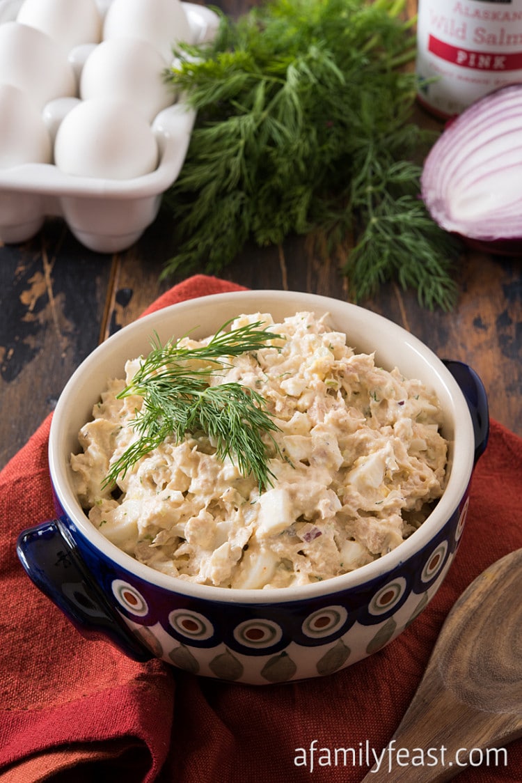 Salmon Egg Salad - A Family Feast®