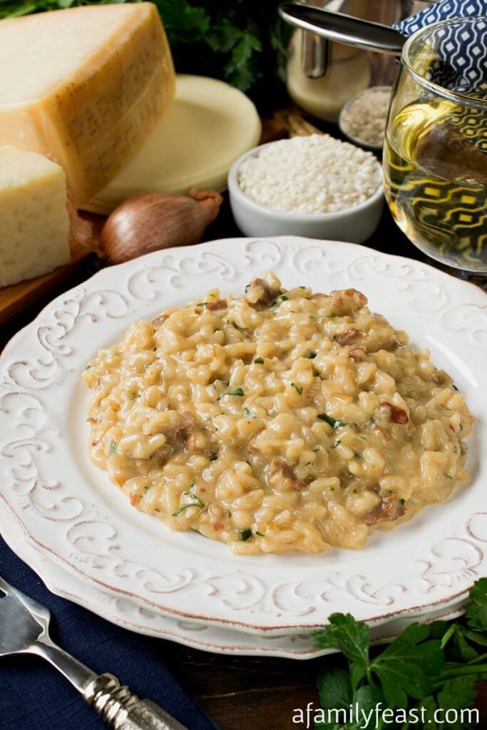 Three Cheese Risotto - A Family Feast®