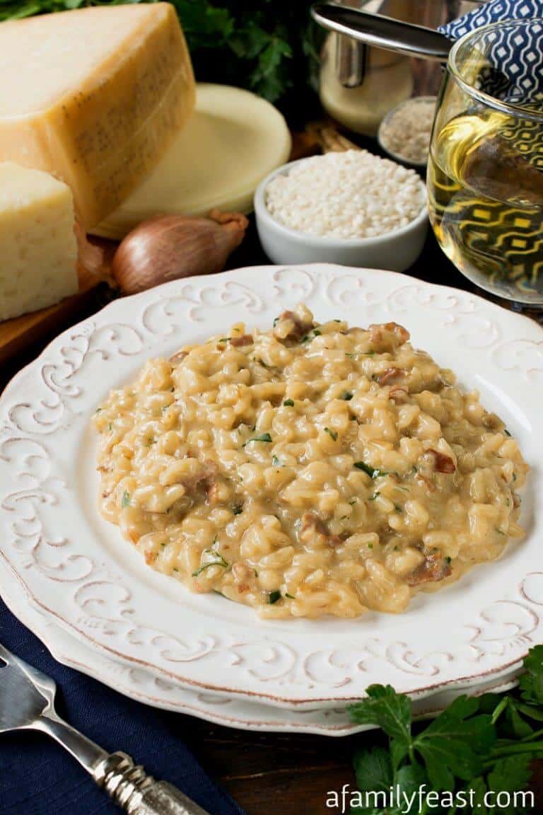 Three Cheese Risotto - A Family Feast®