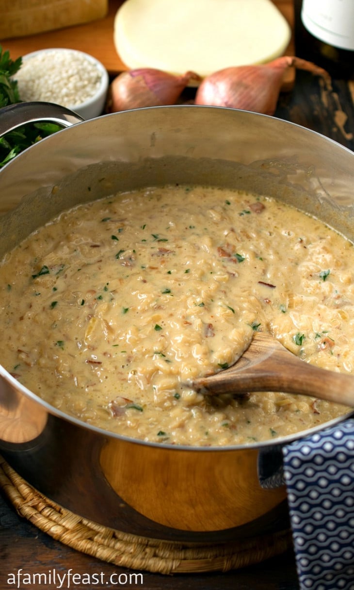 Three Cheese Risotto - A Family Feast®