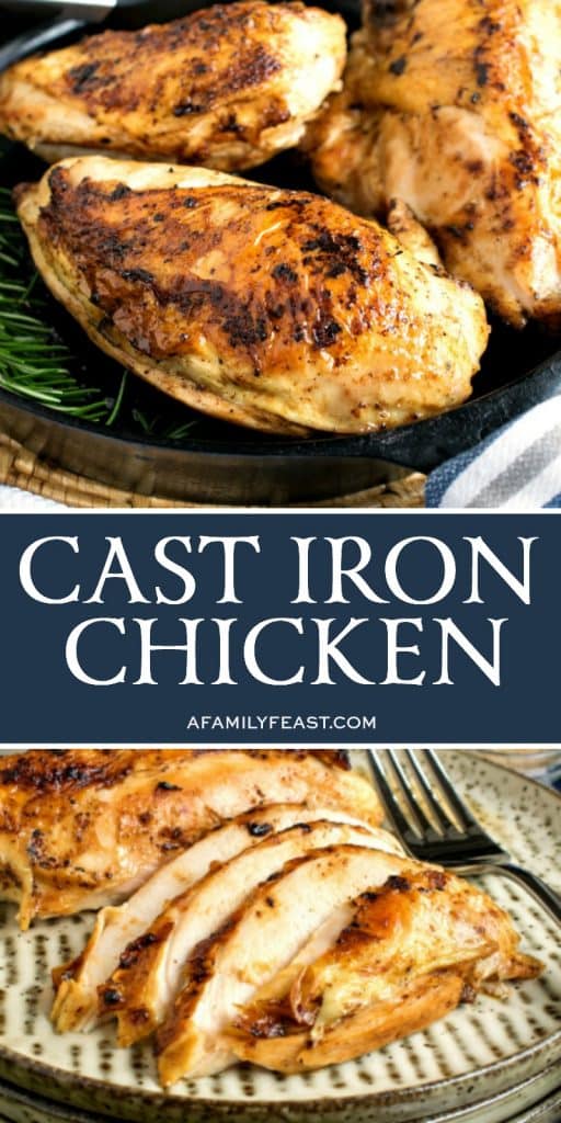 Cast Iron Chicken - A Family Feast®