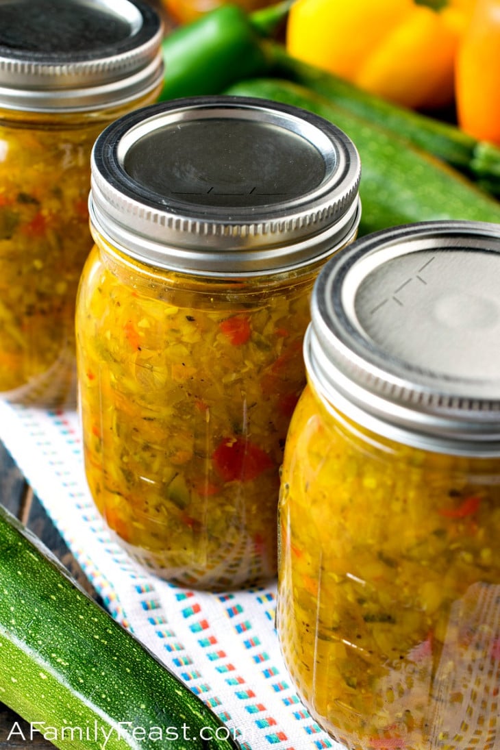 Zucchini Relish - A Family Feast®