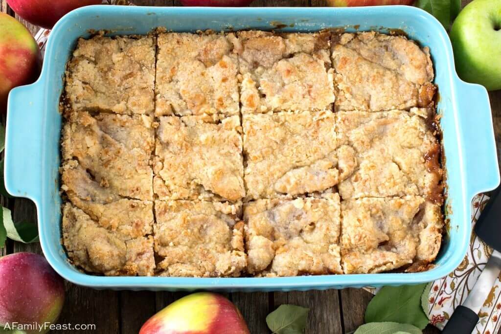 Apple Kuchen Bars - A Family Feast®