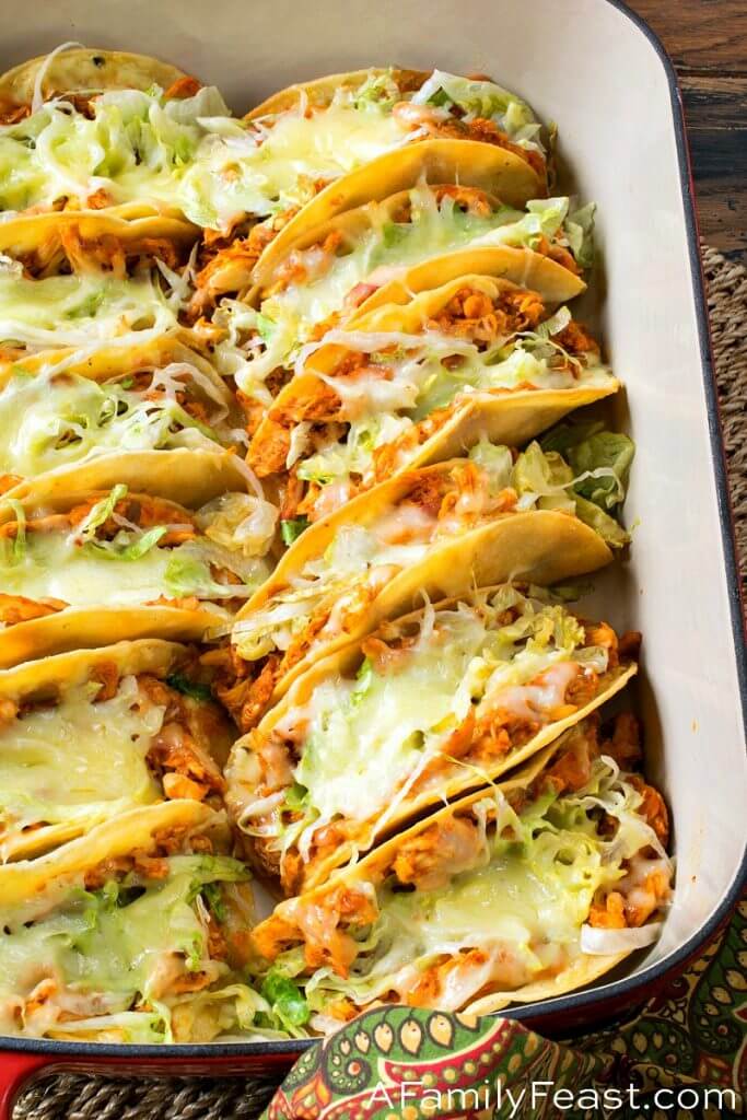 Easy Rotisserie Chicken Tacos - A Family Feast®