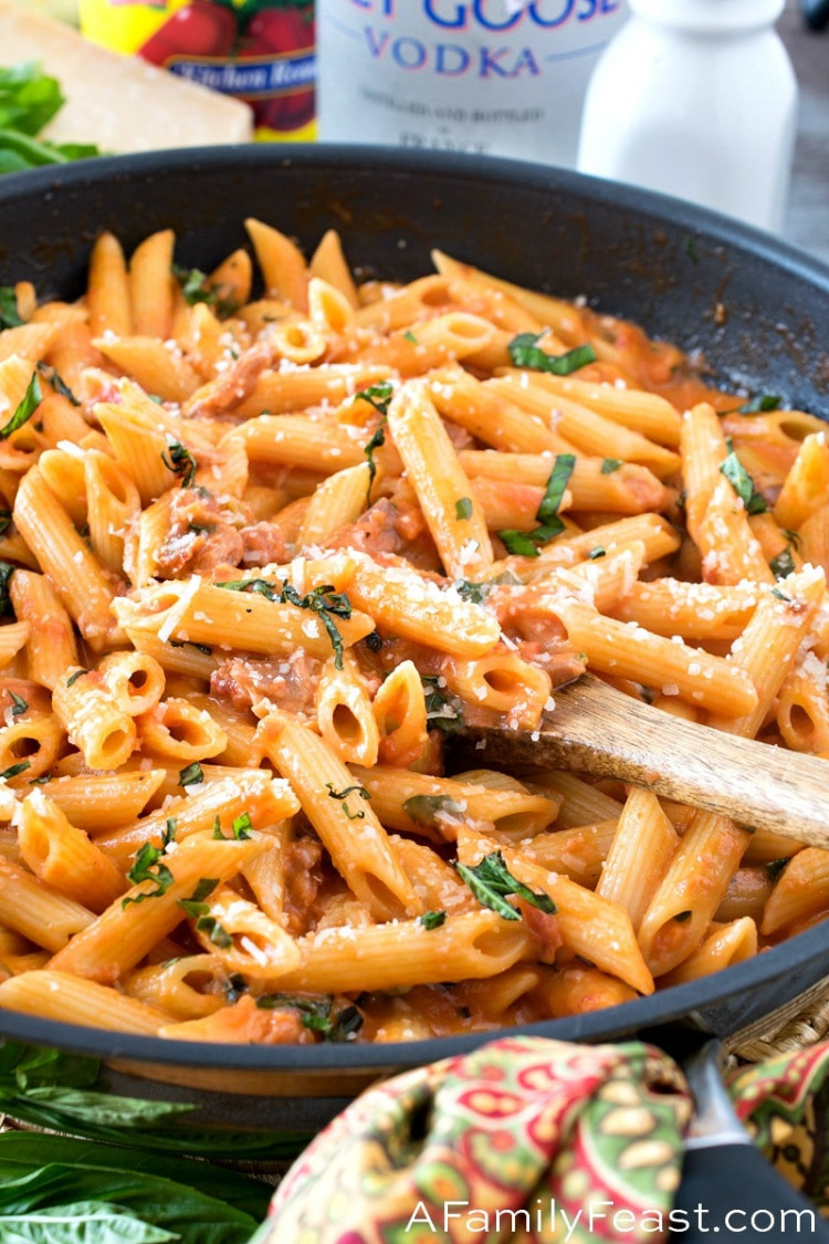 Penne alla Vodka - A Family Feast®