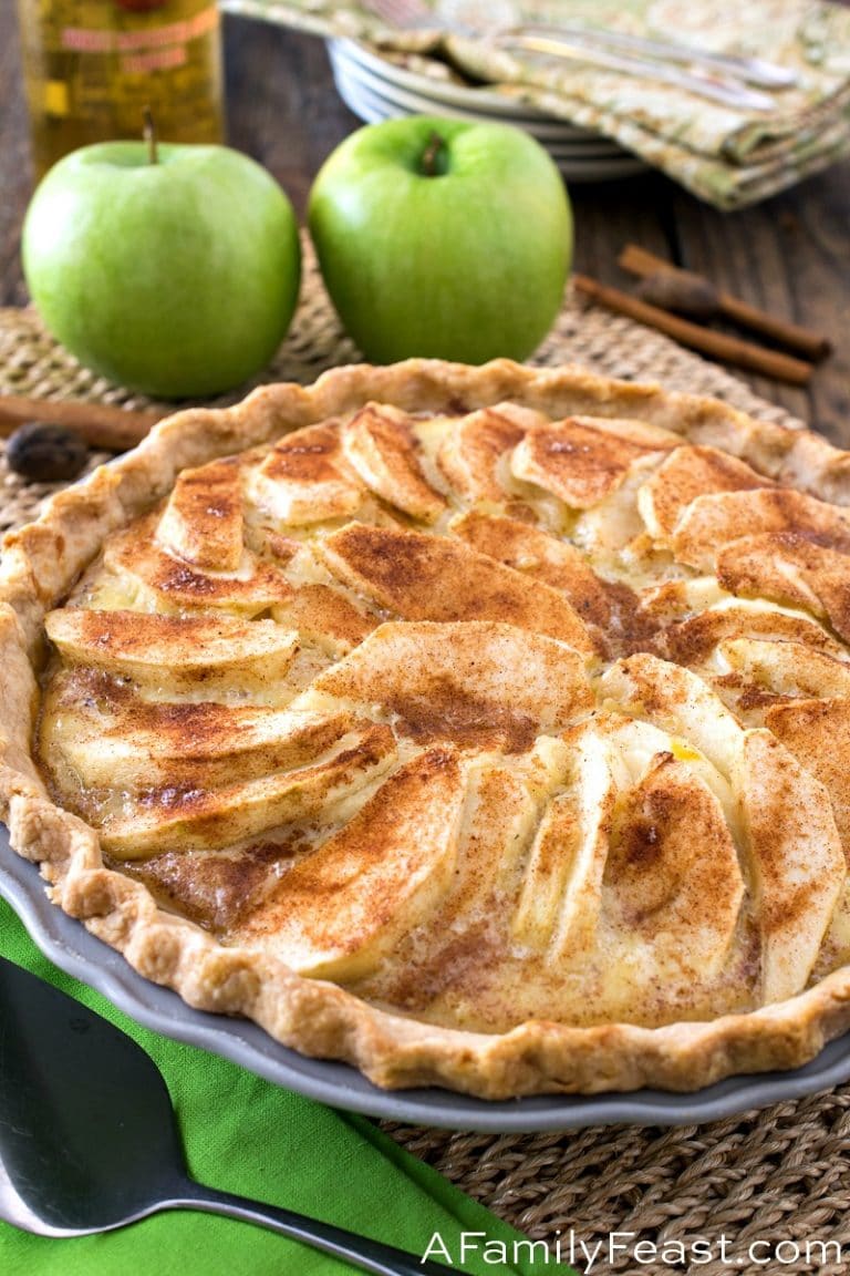Apple Custard Pie - A Family Feast®