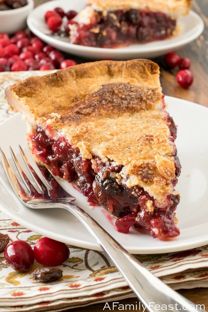 Cranberry Raisin Pie - A Family Feast®