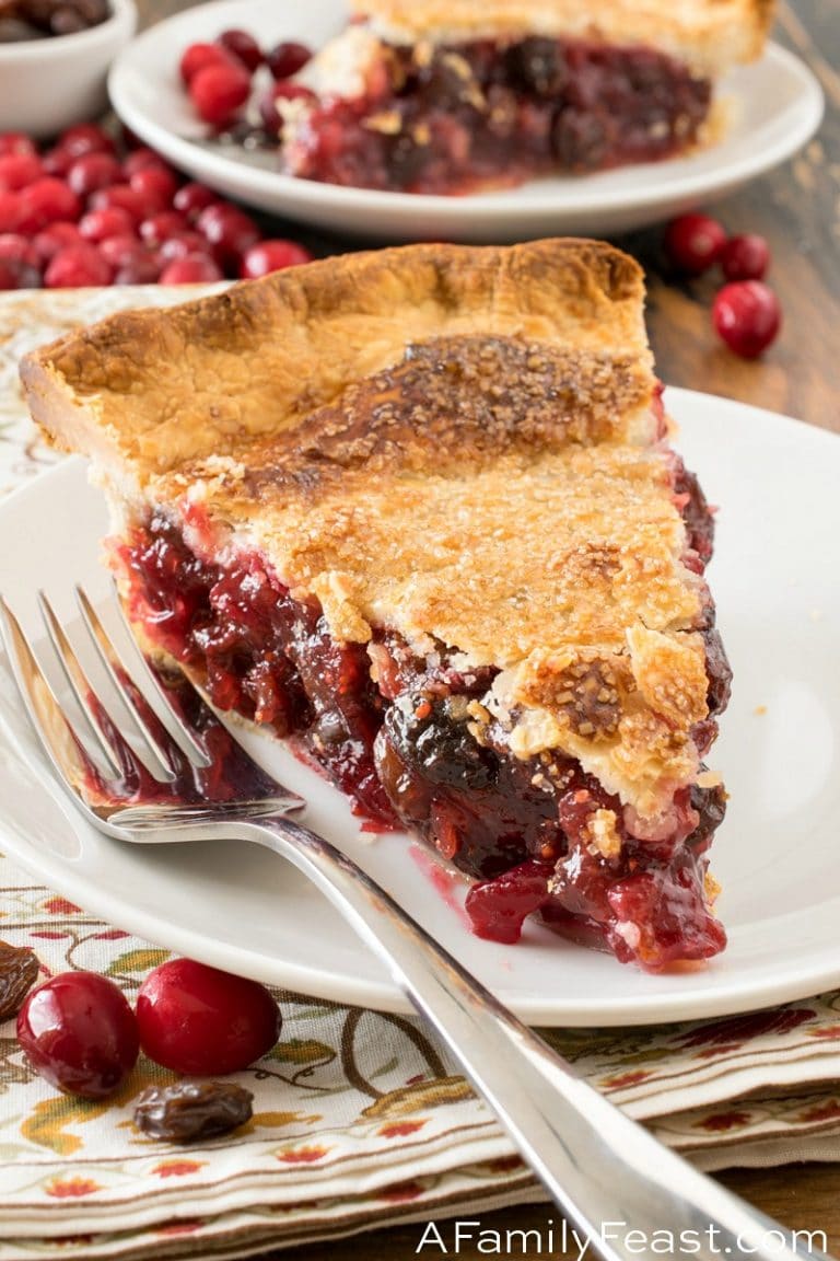 Cranberry Raisin Pie - A Family Feast®