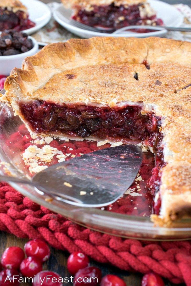 Cranberry Raisin Pie - A Family Feast®