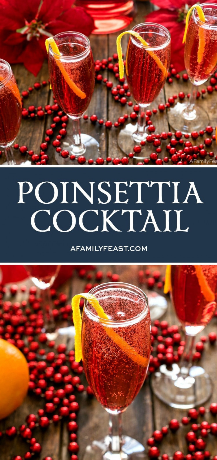 Poinsettia Cocktail - A Family Feast®