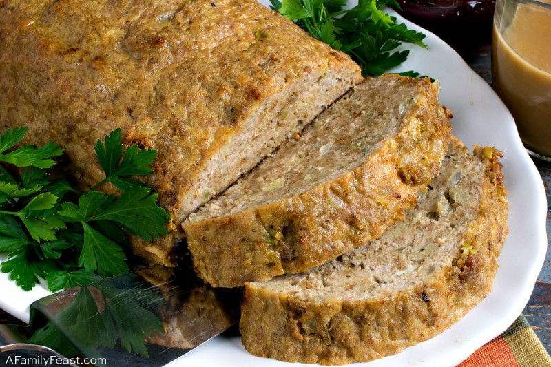 Turkey Stuffing Meatloaf - A Family Feast®