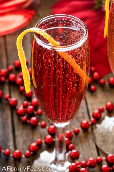 Poinsettia Cocktail - A Family Feast®