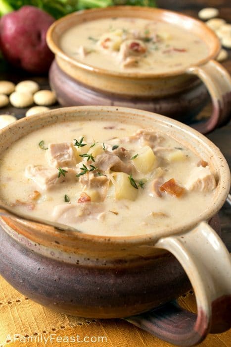 New England Turkey Chowder - A Family Feast®