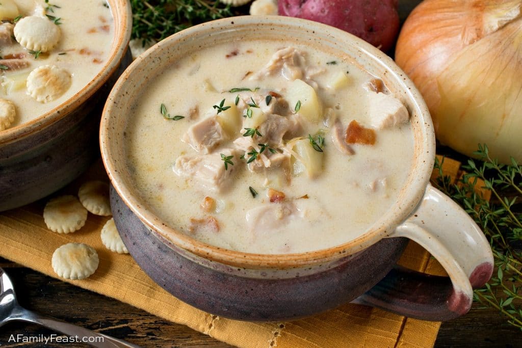 New England Turkey Chowder - A Family Feast®