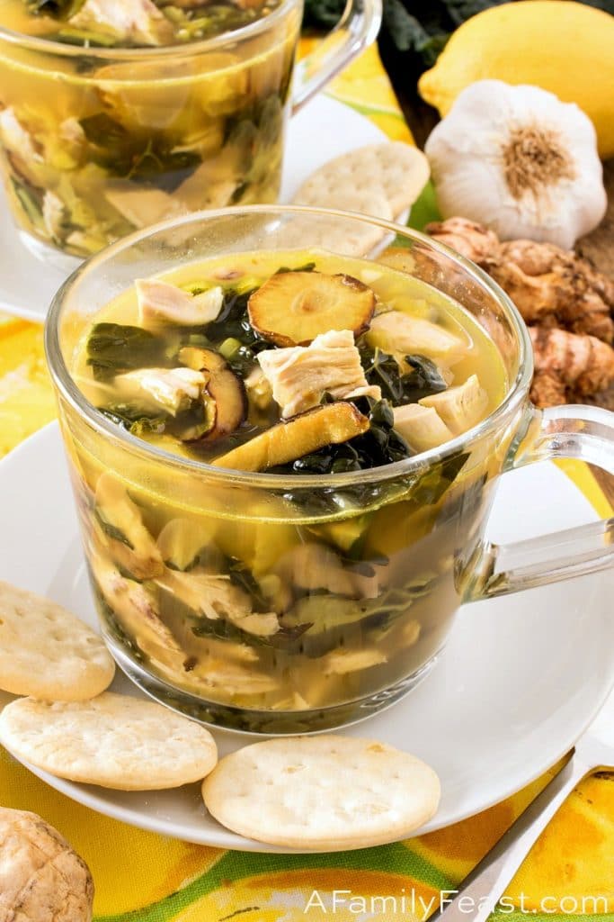 Flu Chaser Chicken Soup - A Family Feast®