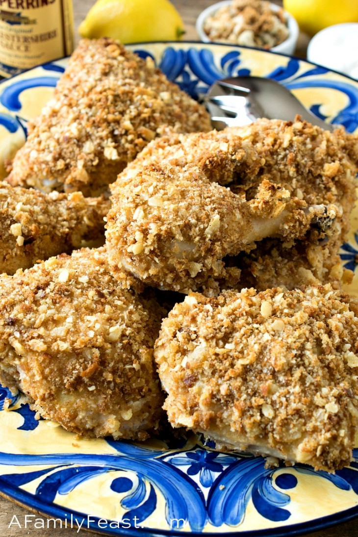 Stuffing Crusted Baked Chicken - A Family Feast®