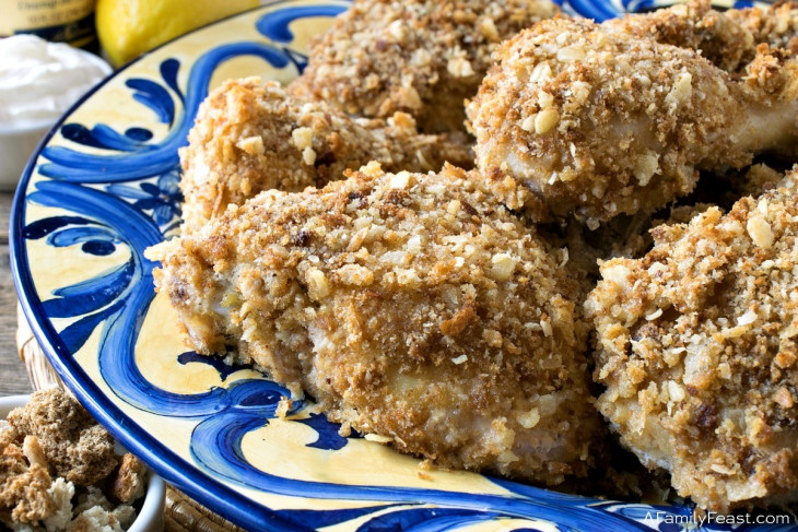 Stuffing Crusted Baked Chicken - A Family Feast®