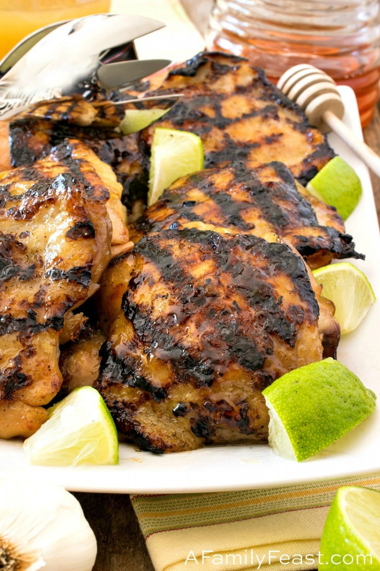Grilled Honey Lime Chicken - A Family Feast®